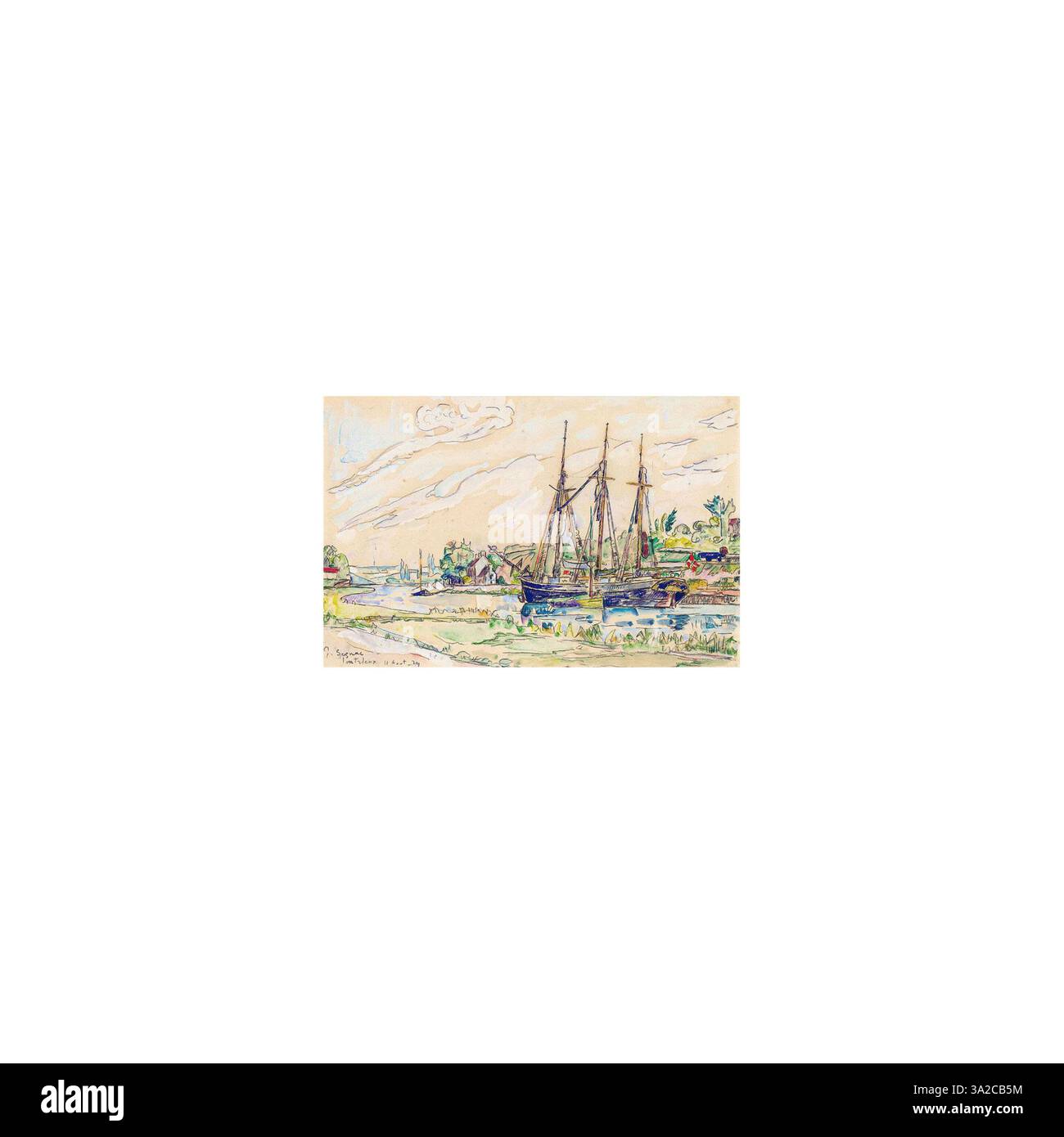 'Pontrieux' by Paul Signac captures the natural beauty of this coastal ...