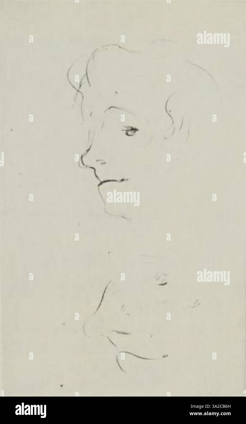 In this artwork, Henri de Toulouse-Lautrec captures Dortu’s emotional ...