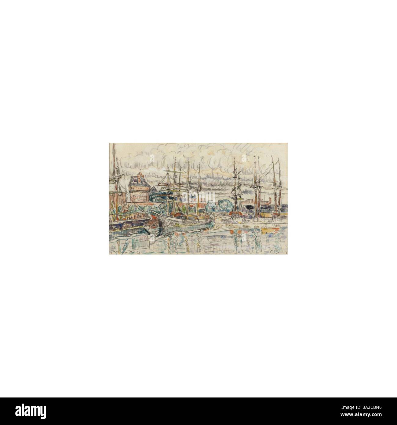 Coastal scene depicts Cut Out Stock Images & Pictures - Alamy