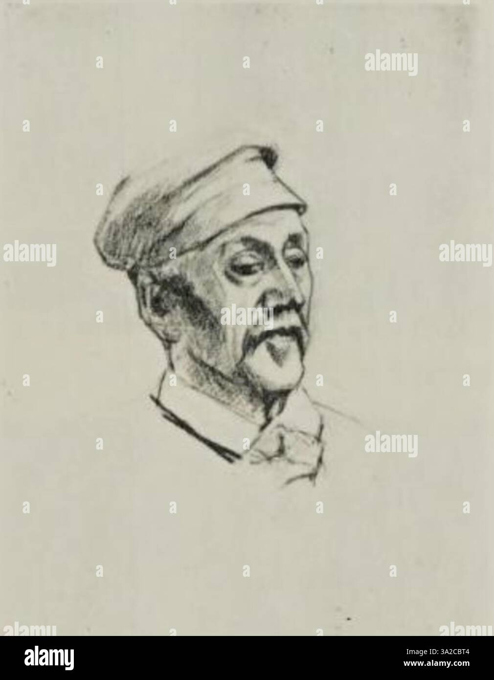 D2780 by Henri de Toulouse-Lautrec portrays a seated woman with an ...