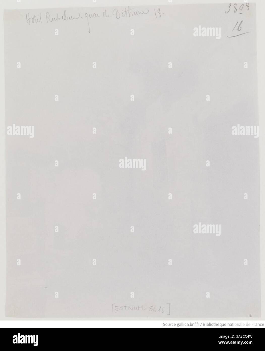 This photograph by Eugène Atget features Hôtel Richelieu at 18 Quai de ...