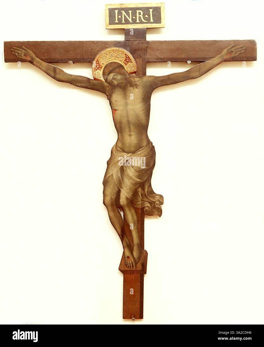 Lorenzo Monaco's 'Cristo Crocifisso' (Crucified Christ) in the Galleria ...