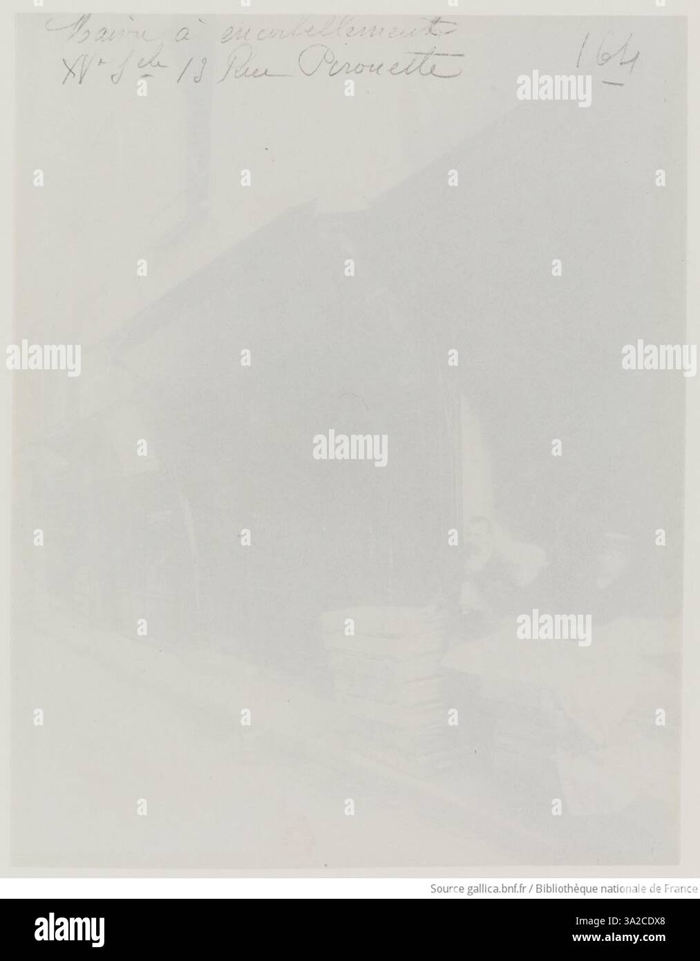 Eugène Atget’s image captures a 15th-century corbelled house at 13 Rue ...