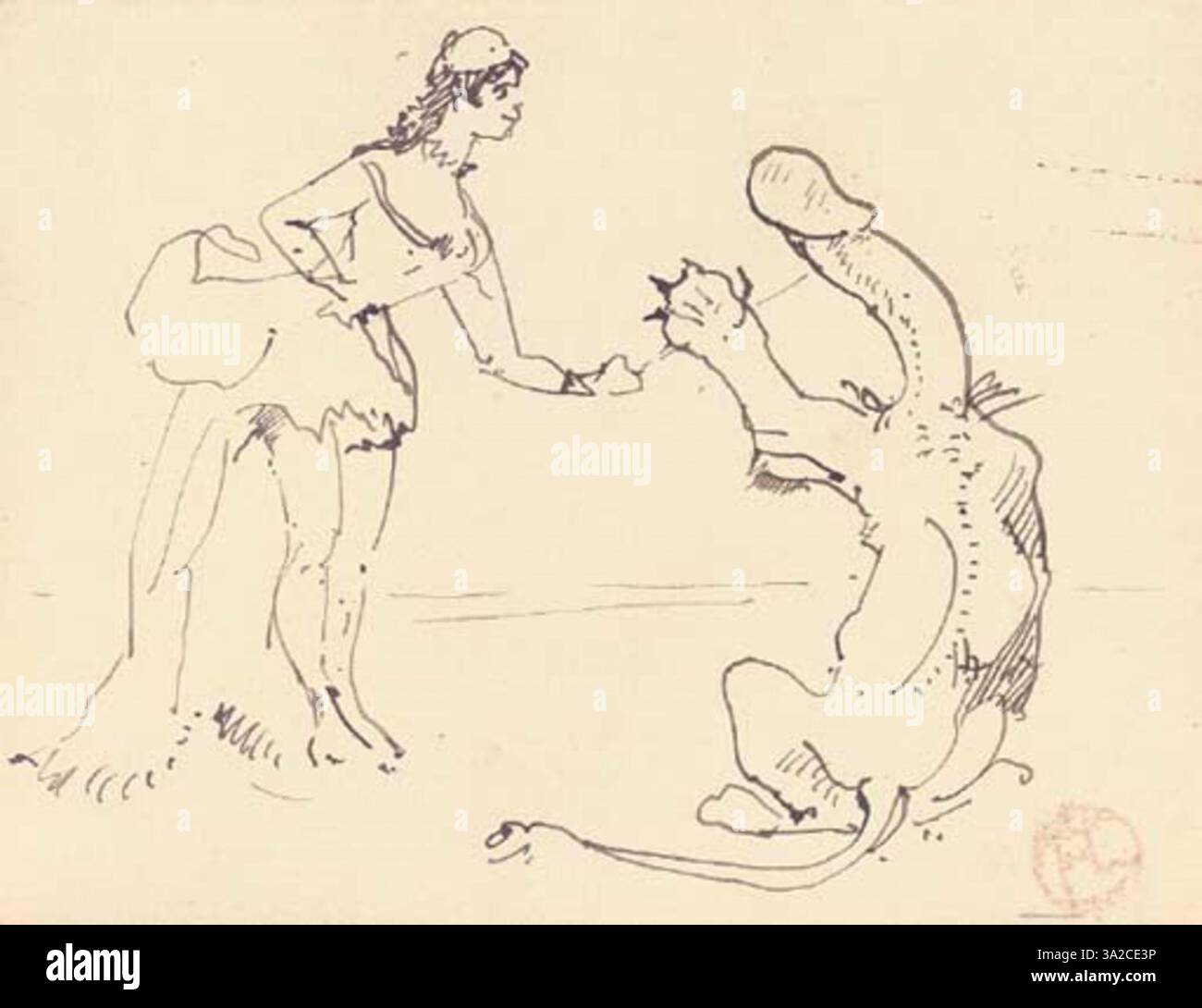 In 'La dompteuse,' Toulouse-Lautrec portrays a female lion tamer in the ...