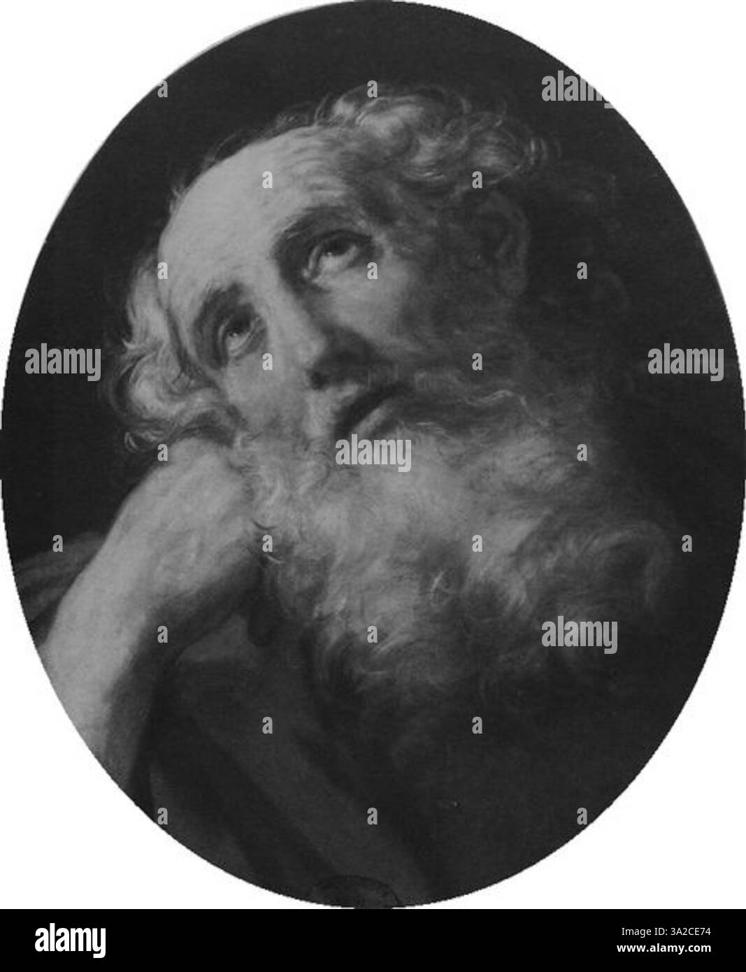 'St Pierre repentant' by Guido Reni, painted in 1639, portrays Saint ...