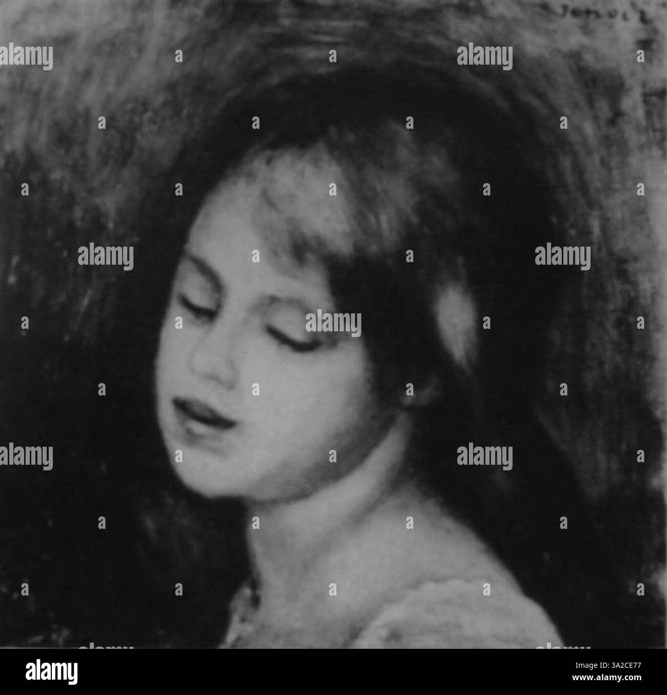 Renoir’s painting depicts a group of people engaged in a casual social ...