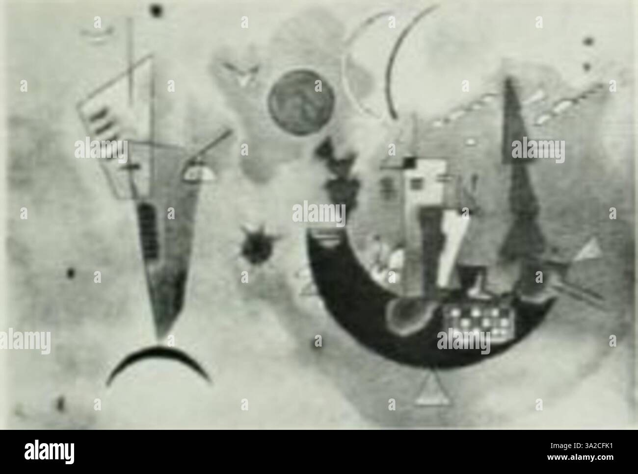 '316' by Wassily Kandinsky is an abstract composition featuring a ...