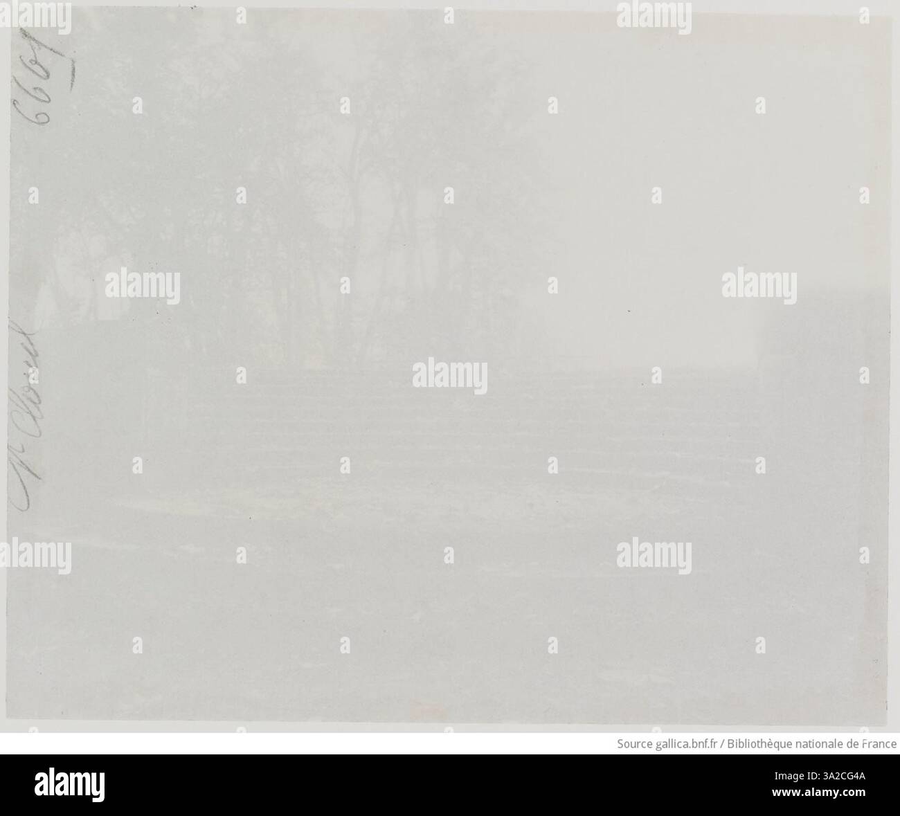 In this photograph, Eugène Atget captures the symmetry of St. Cloud ...