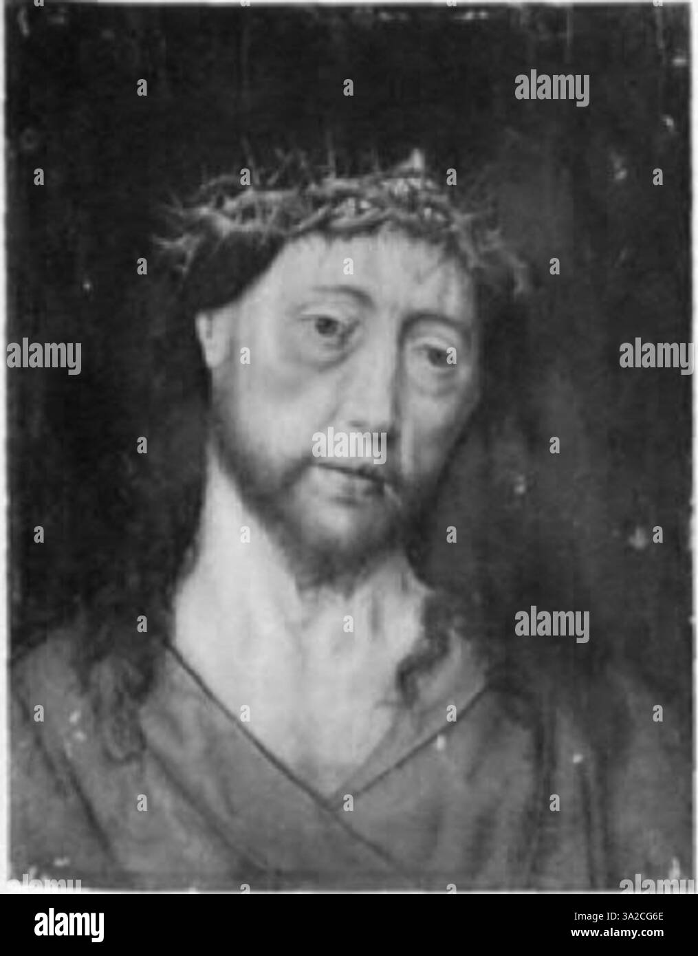 This image by Dieric Bouts and Joos van Gent depicts a religious scene ...