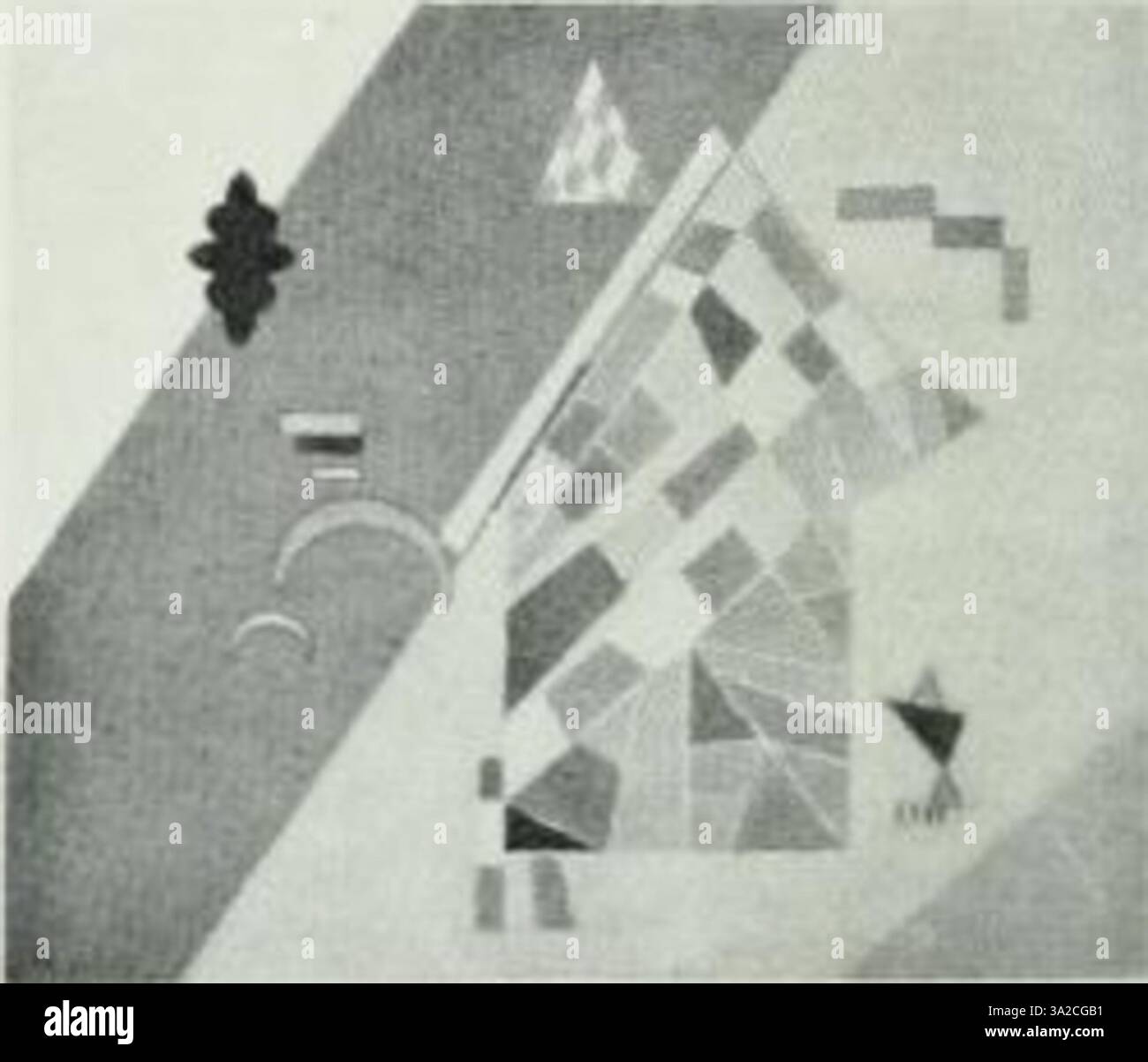 '402' by Wassily Kandinsky showcases vibrant geometric shapes with ...