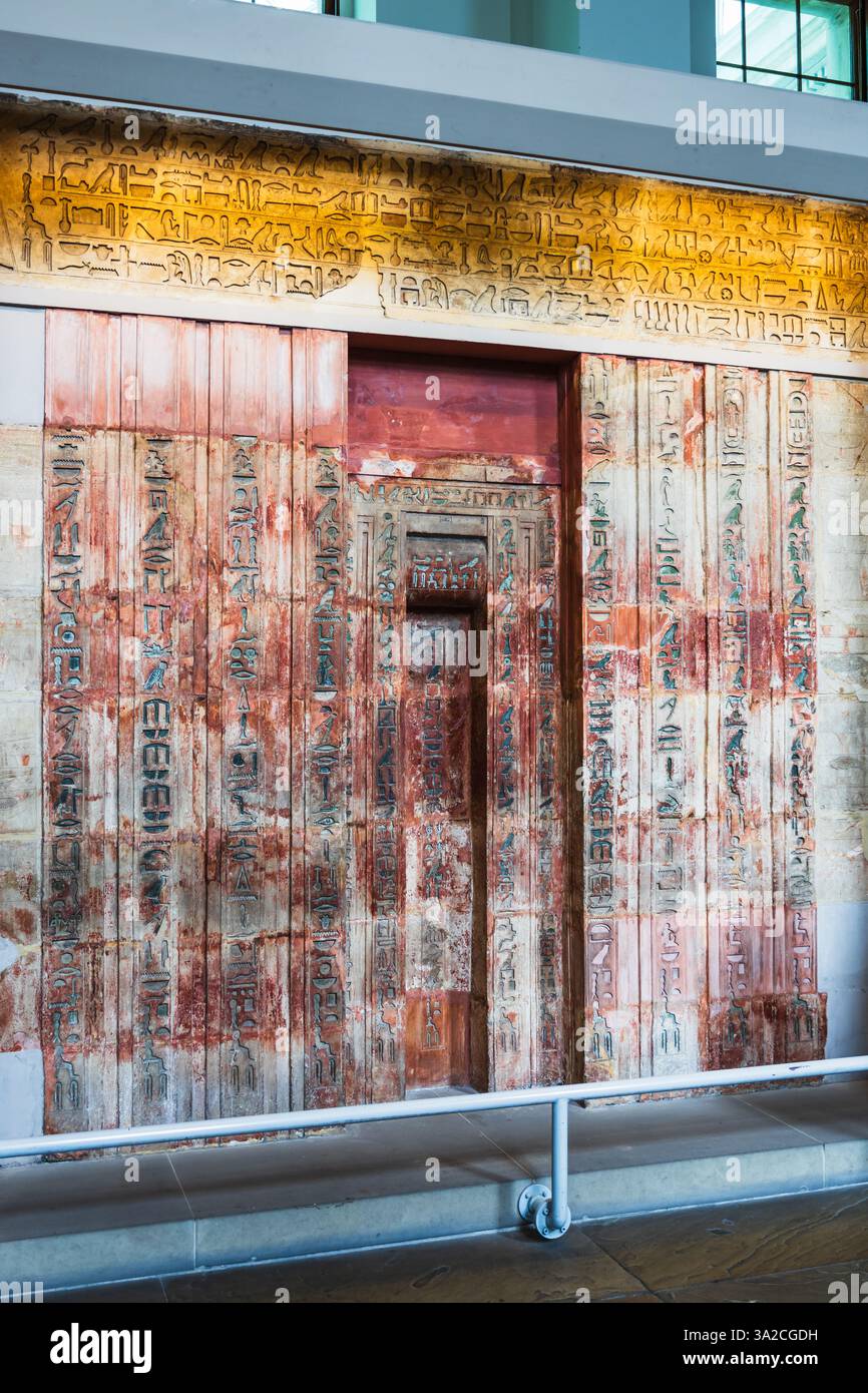 The ancient Egyptian False Door of Ptahshepses, a key archaeological ...
