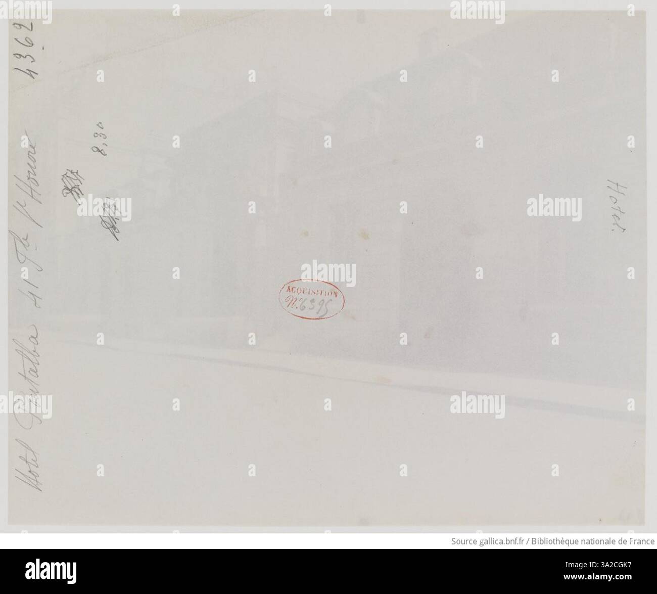 A photograph by Eugène Atget of Hôtel Pontalba, located at 41 Faubourg ...