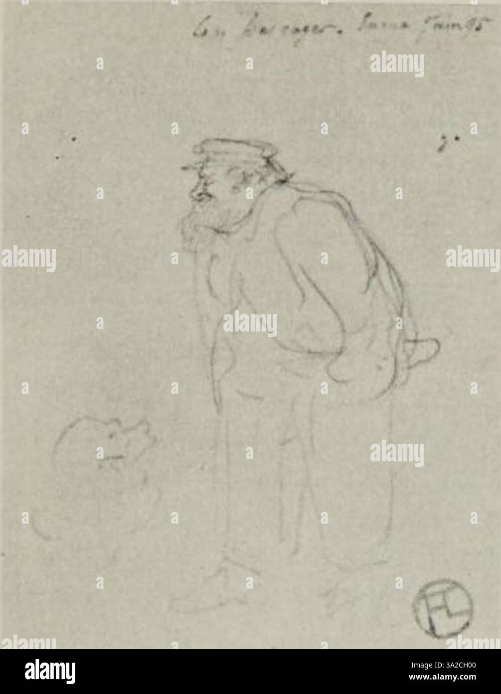 In D3868, Henri de Toulouse-Lautrec captures the expressive nature of ...