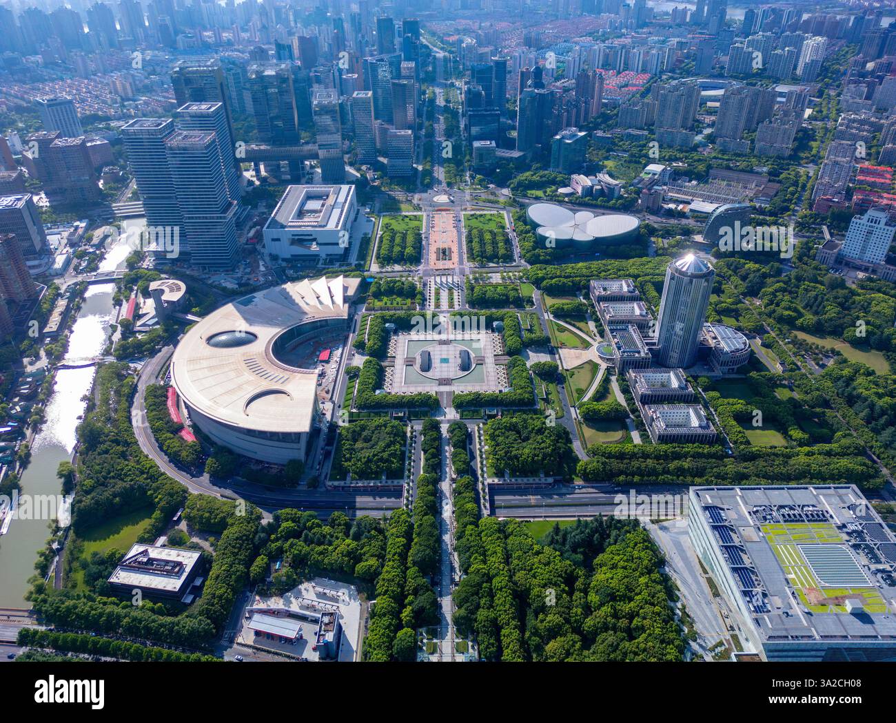 Urban Environment, Century Square, Pudong New Area, Shanghai, China ...