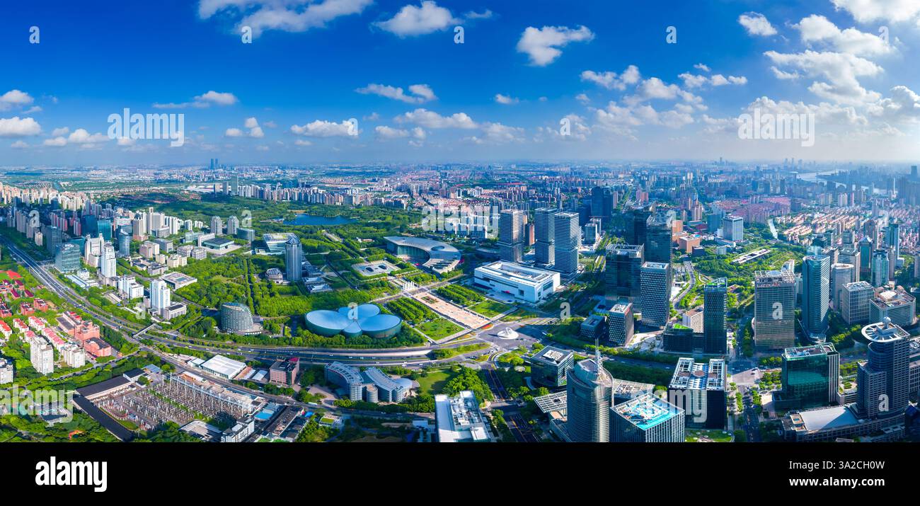 Urban Environment, Century Square, Pudong New Area, Shanghai, China ...