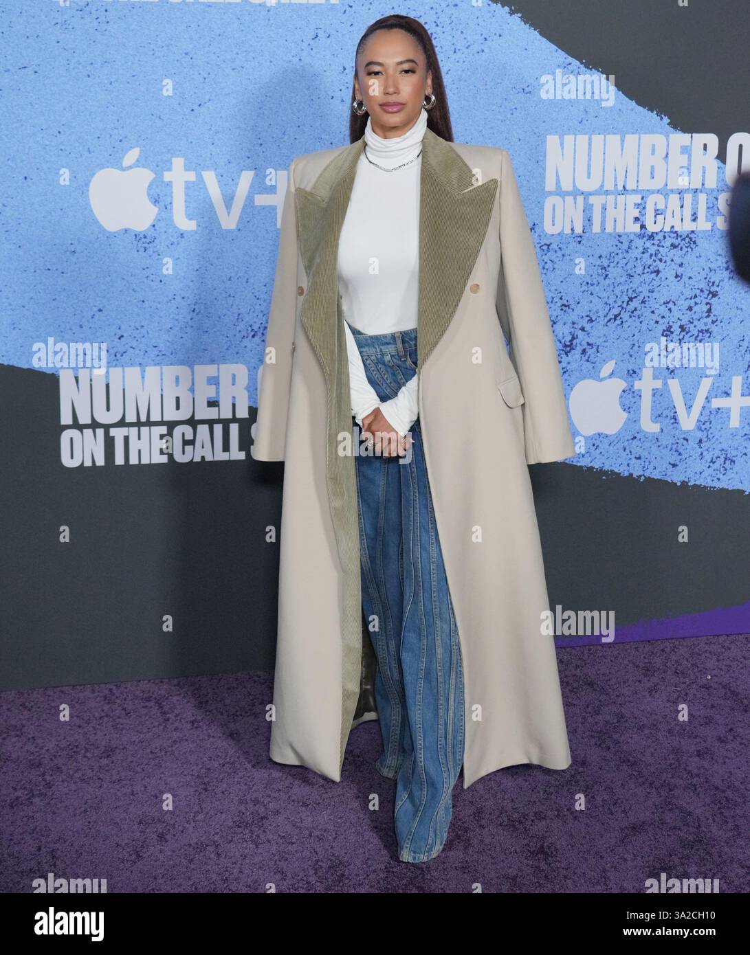 Los Angeles, USA. 12th Mar, 2025. Andy Allo arrives at the Apple TV 's ...