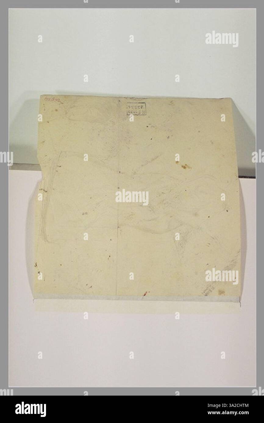 Chassériau’s figure study, focusing on proportions and anatomy. The ...