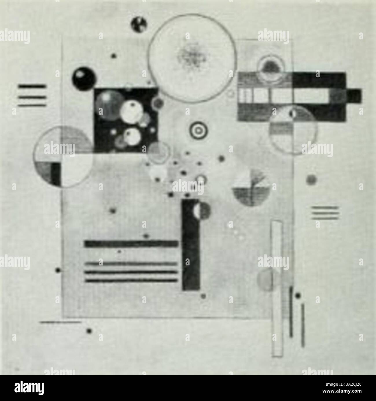 '393' by Wassily Kandinsky is an abstract piece that integrates ...