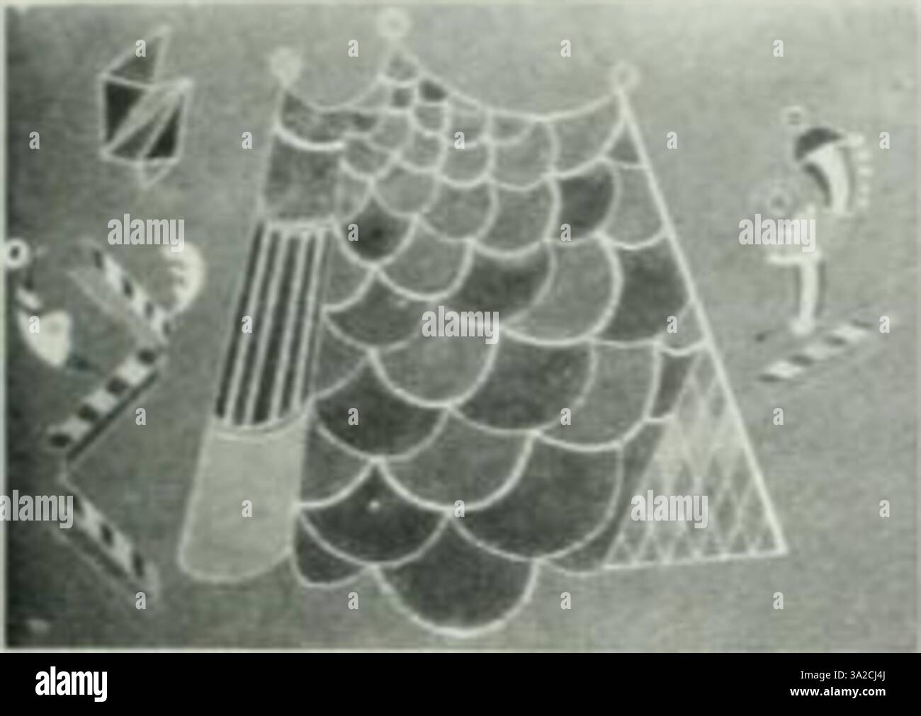 '523' by Wassily Kandinsky demonstrates a vibrant mix of geometric ...