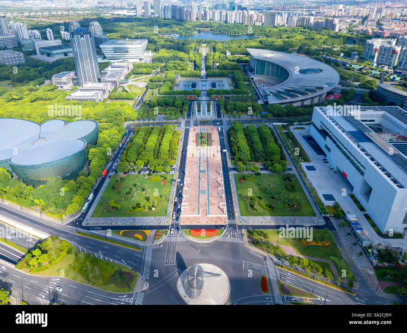 Urban Environment, Century Square, Pudong New Area, Shanghai, China ...
