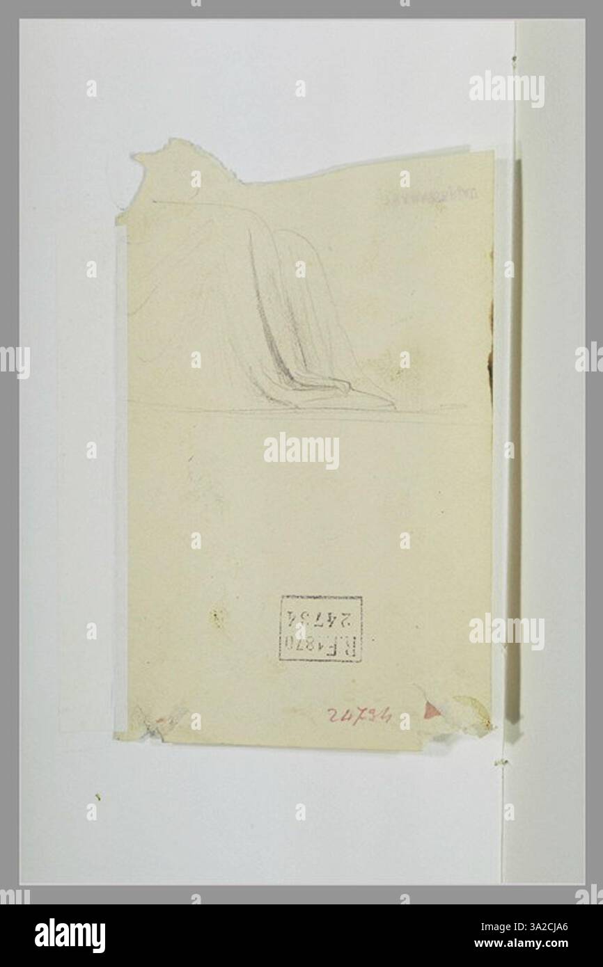 This study focuses on drapery, illustrating the flow and texture of ...