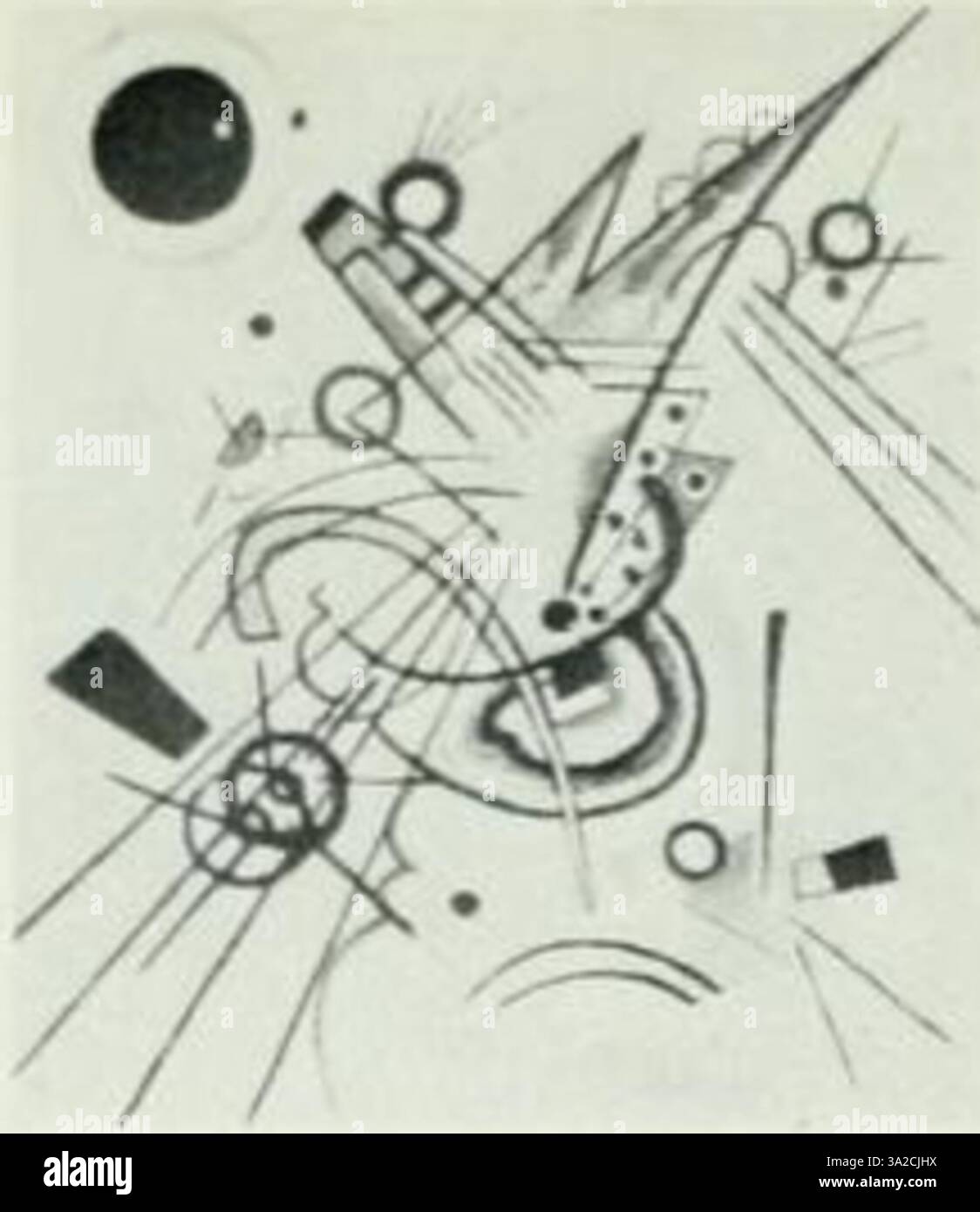 'Grohmann 141' by Wassily Kandinsky features geometric abstraction ...