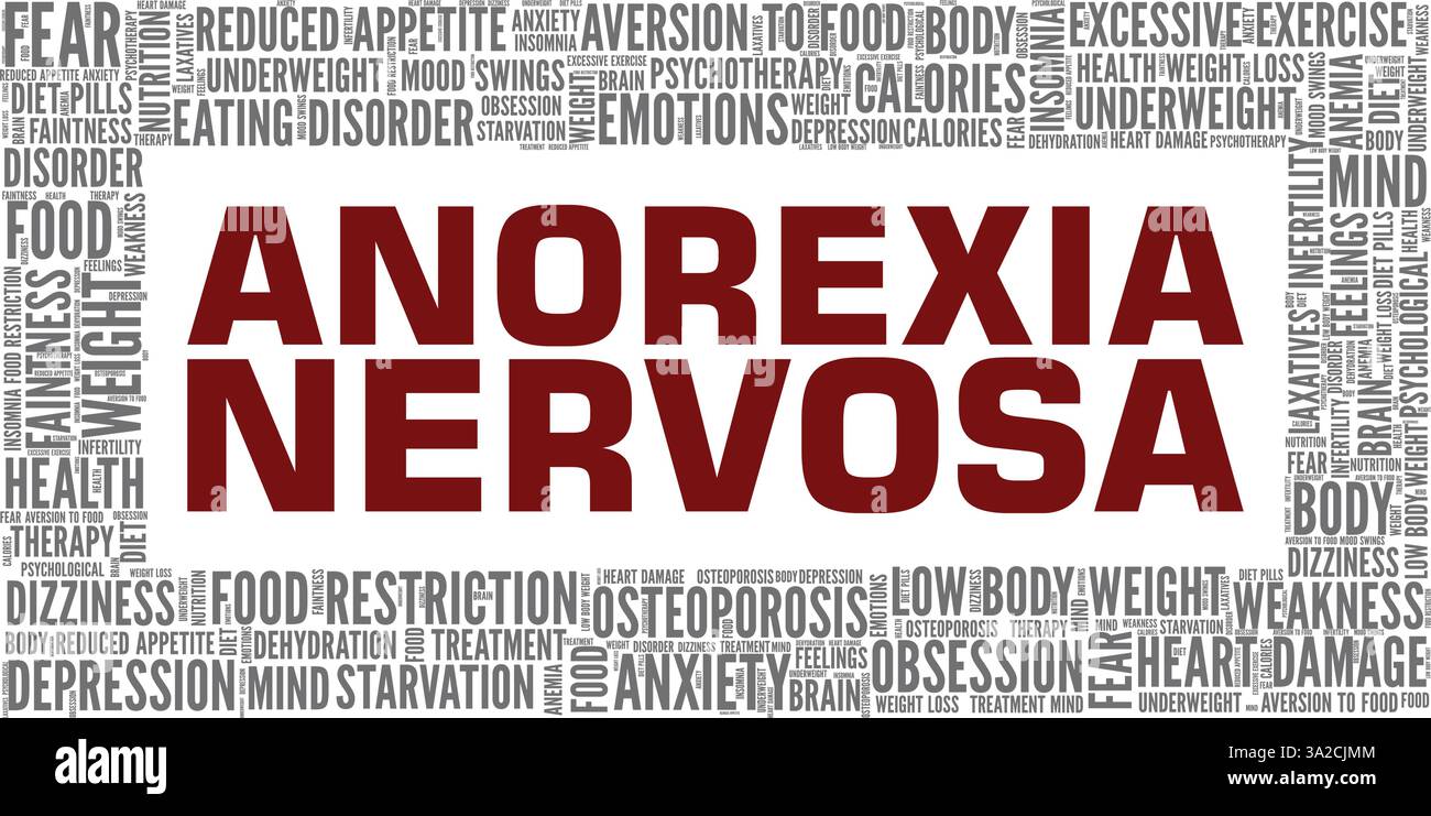 Anorexia nervosa illustration hi-res stock photography and images - Alamy