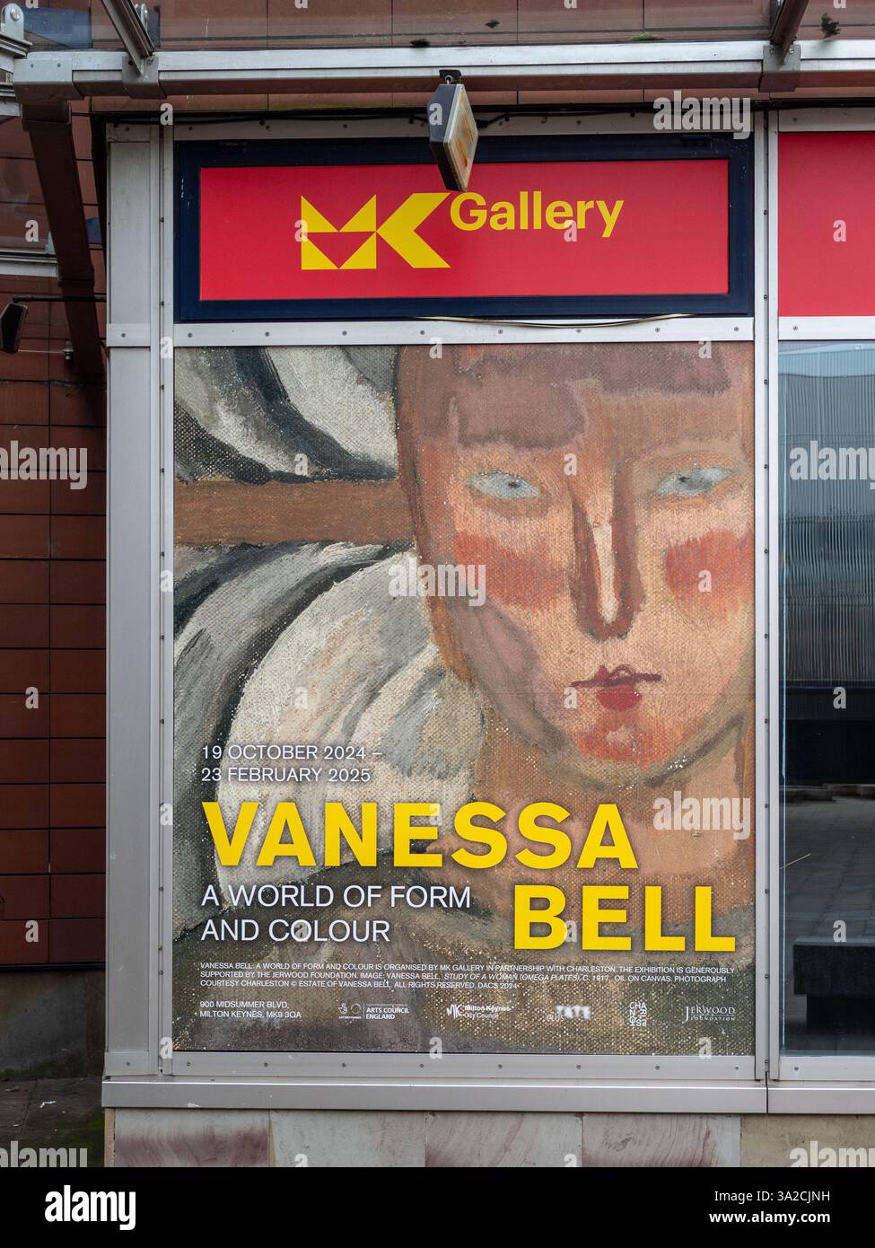 Advertising poster for a Vanessa Bell exhibition, MK Gallery, Milton ...