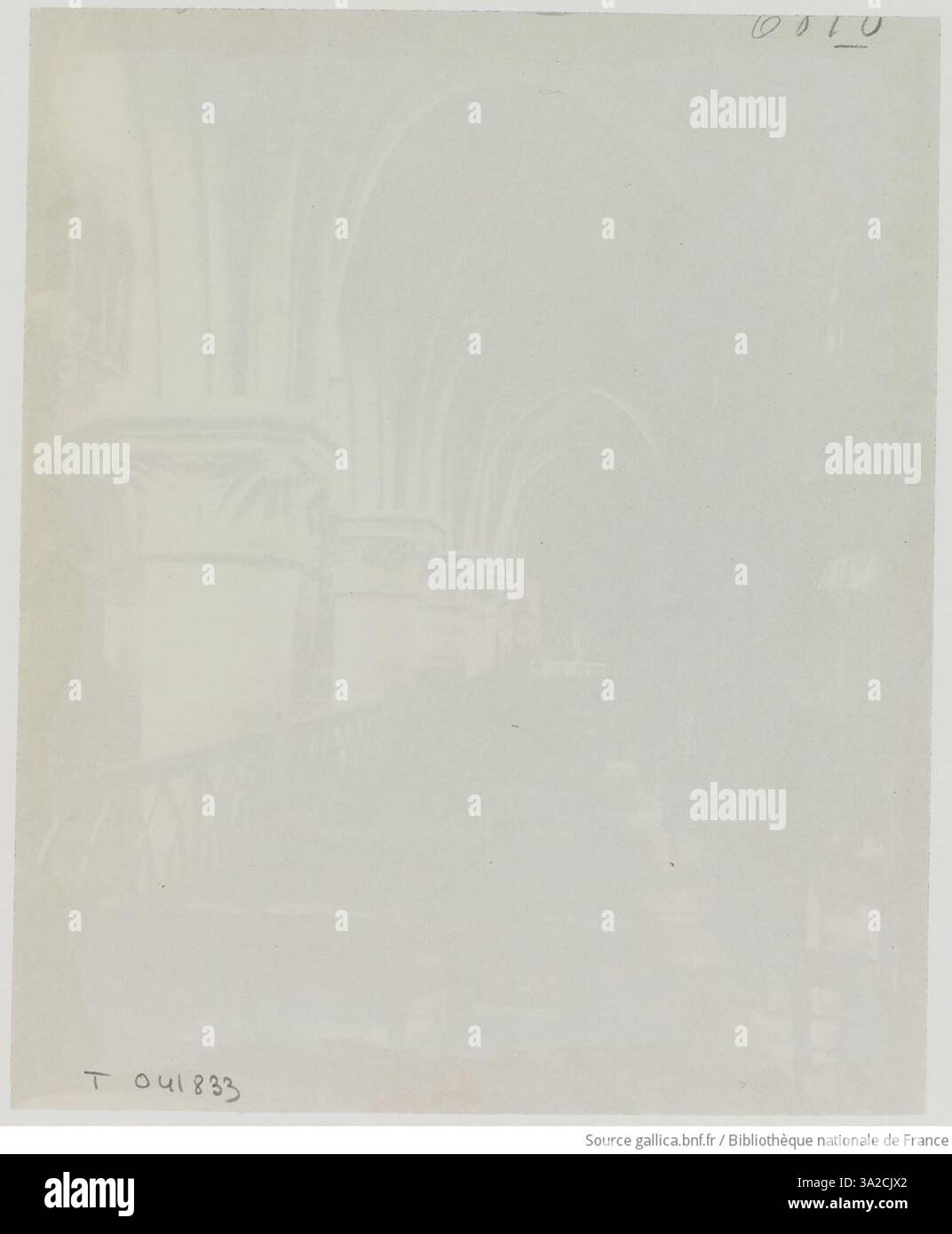 Eugène Atget’s photograph of the interior of the Église Saint-Denys in ...