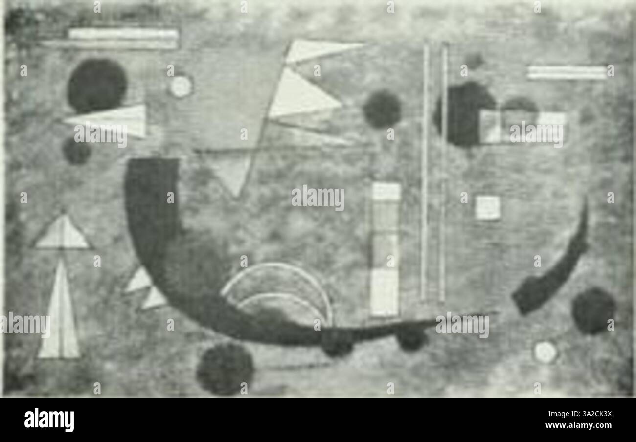 '338' by Wassily Kandinsky features a dynamic arrangement of geometric ...