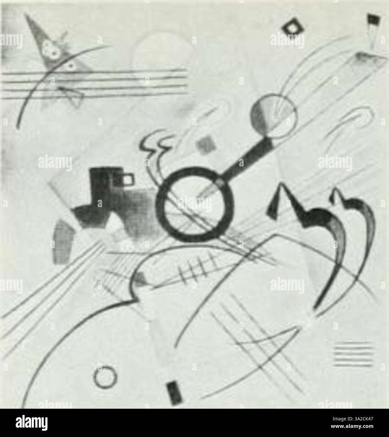 'Grohmann 151' by Wassily Kandinsky explores the interaction of vivid ...
