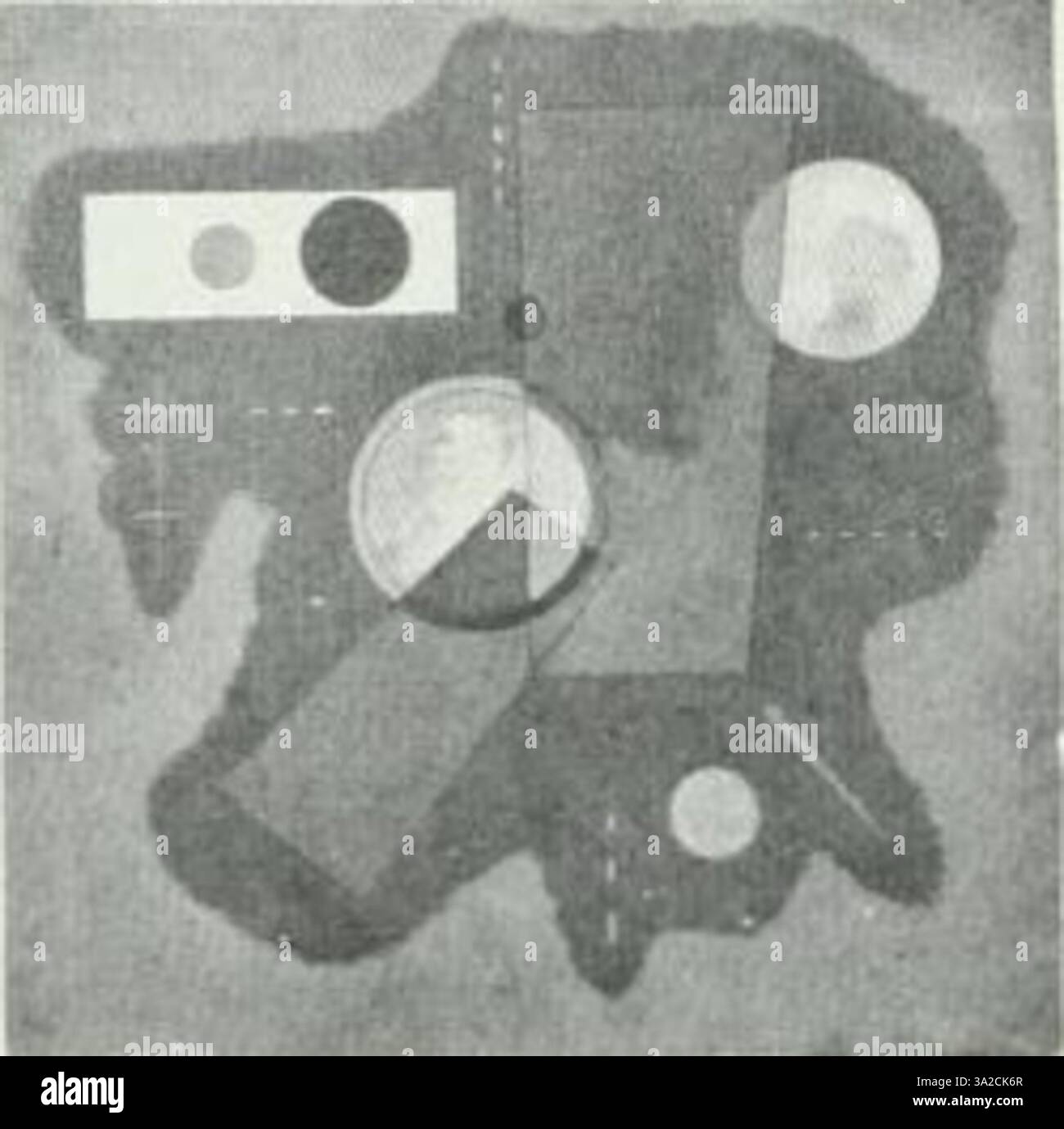 '400' by Wassily Kandinsky utilizes geometric abstraction with a focus ...