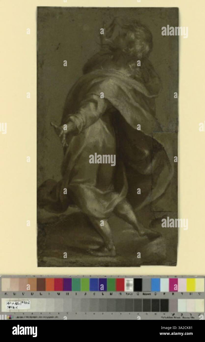 This study by Barocci depicts Saint John, focusing on the saint’s ...