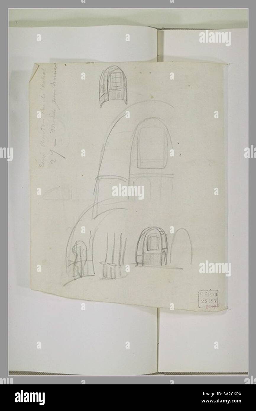 A study of a chapel, focusing on its architectural elements and ...