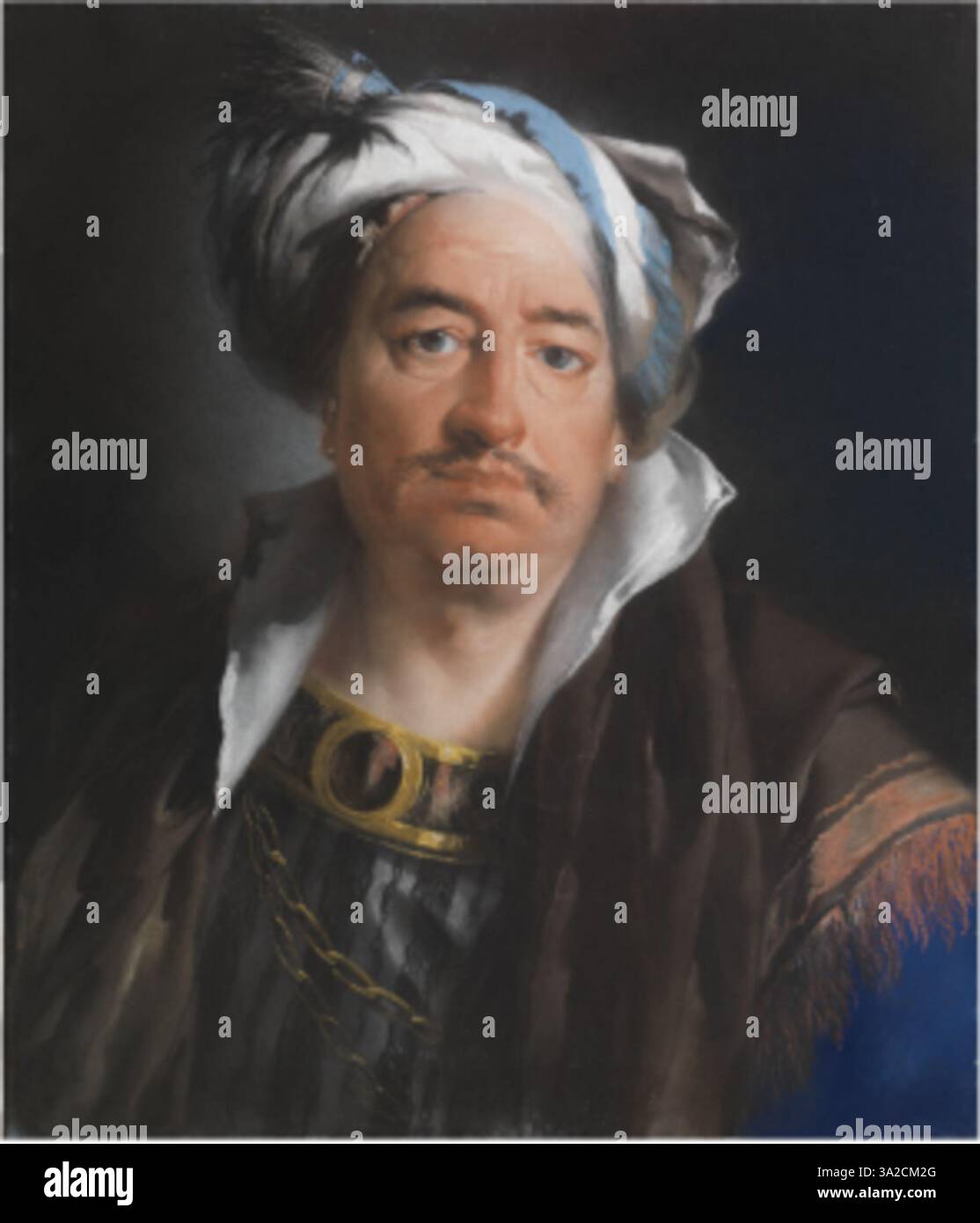 This 1736–1776 pastel by Lorenzo Baldissera Tiepolo demonstrates his ...