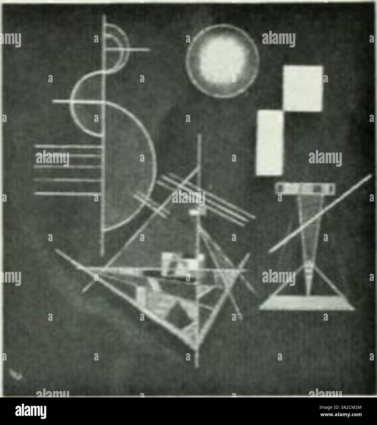 '312' by Wassily Kandinsky features a striking combination of geometric ...