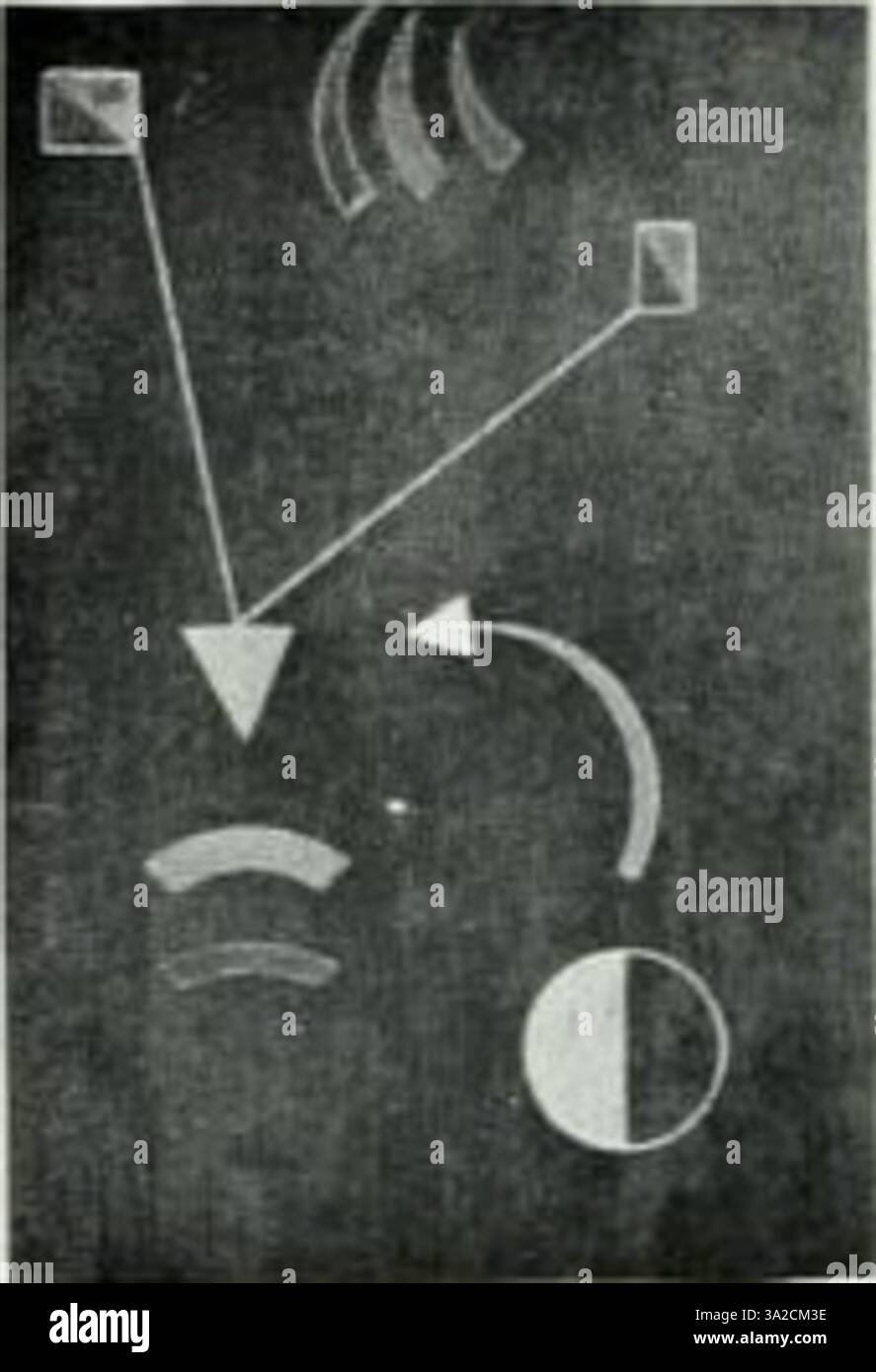 '420' by Wassily Kandinsky features abstract geometric shapes and a ...