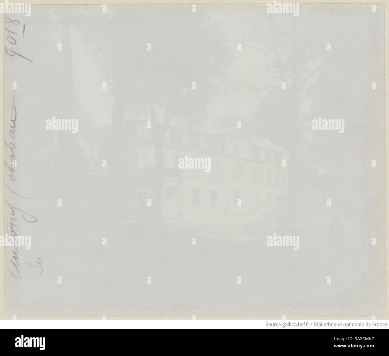 Eugène Atget’s photograph depicts the Château d'Antony, located in the ...