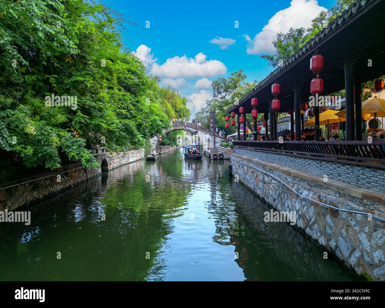 Scenery of Nanxun Ancient Town, Huzhou City, Zhejiang Province, China ...