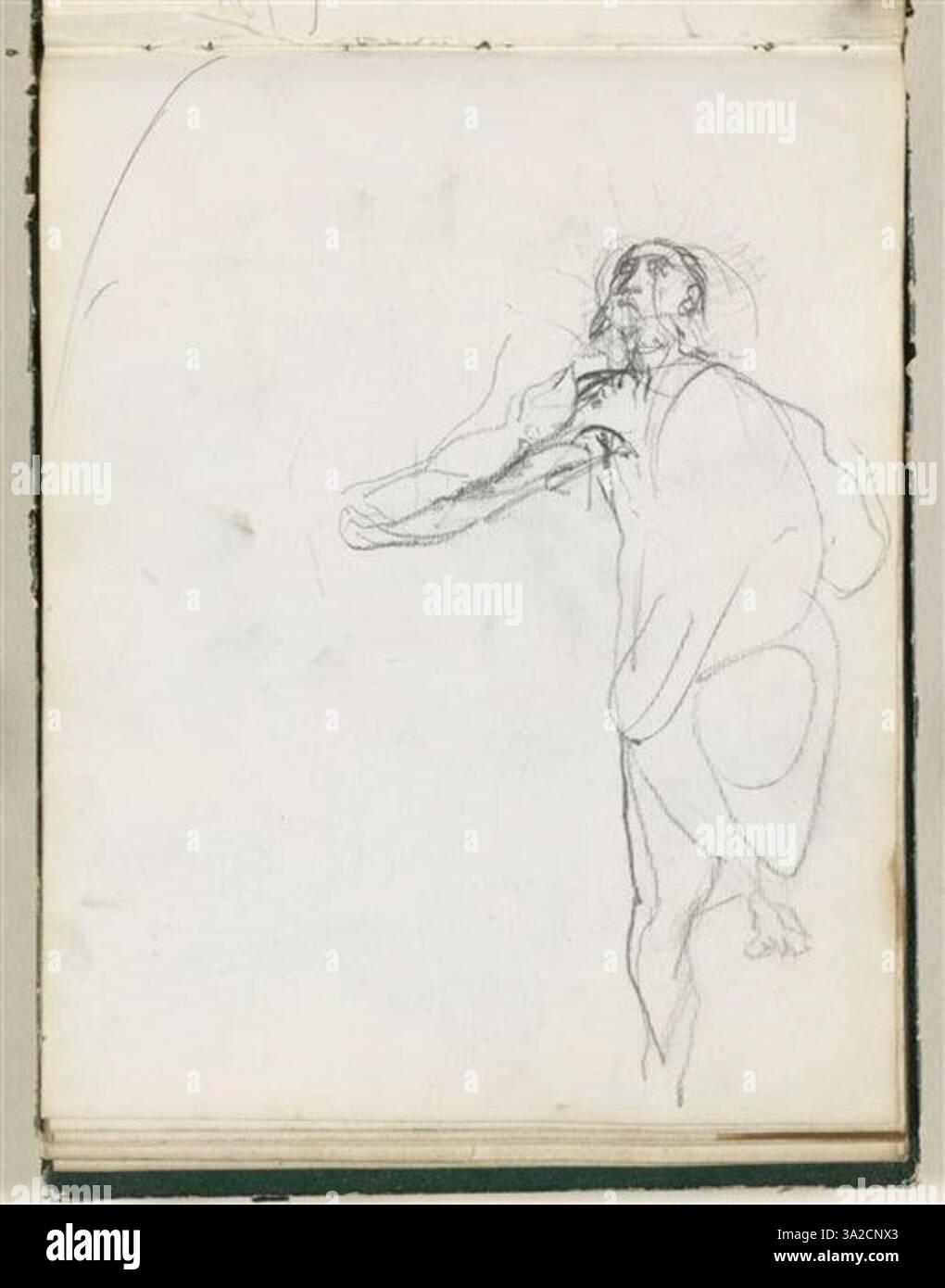 Chassériau’s artwork illustrates a human figure in motion with emphasis ...