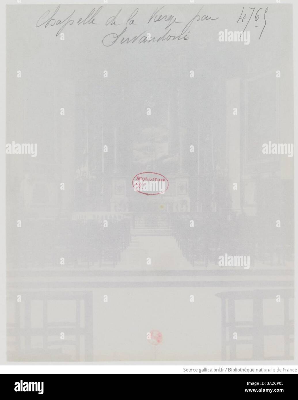 Eugène Atget’s photograph of the Chapelle de la Vierge by Servandoni in ...