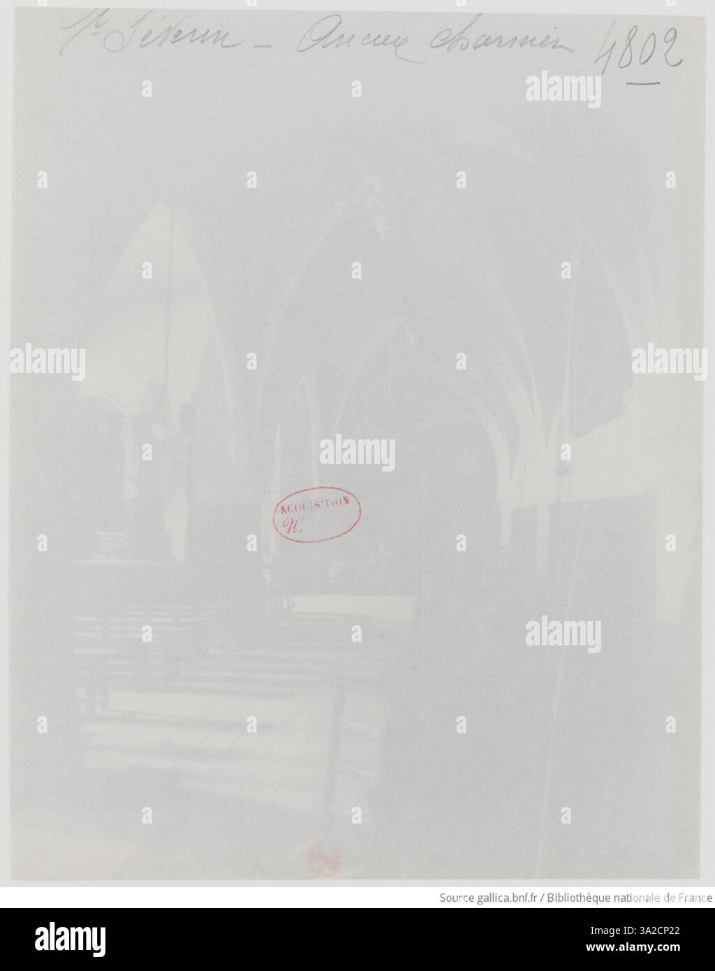 A May 1899 photograph by Eugène Atget capturing the former charnier (mass grave) site at Saint ...