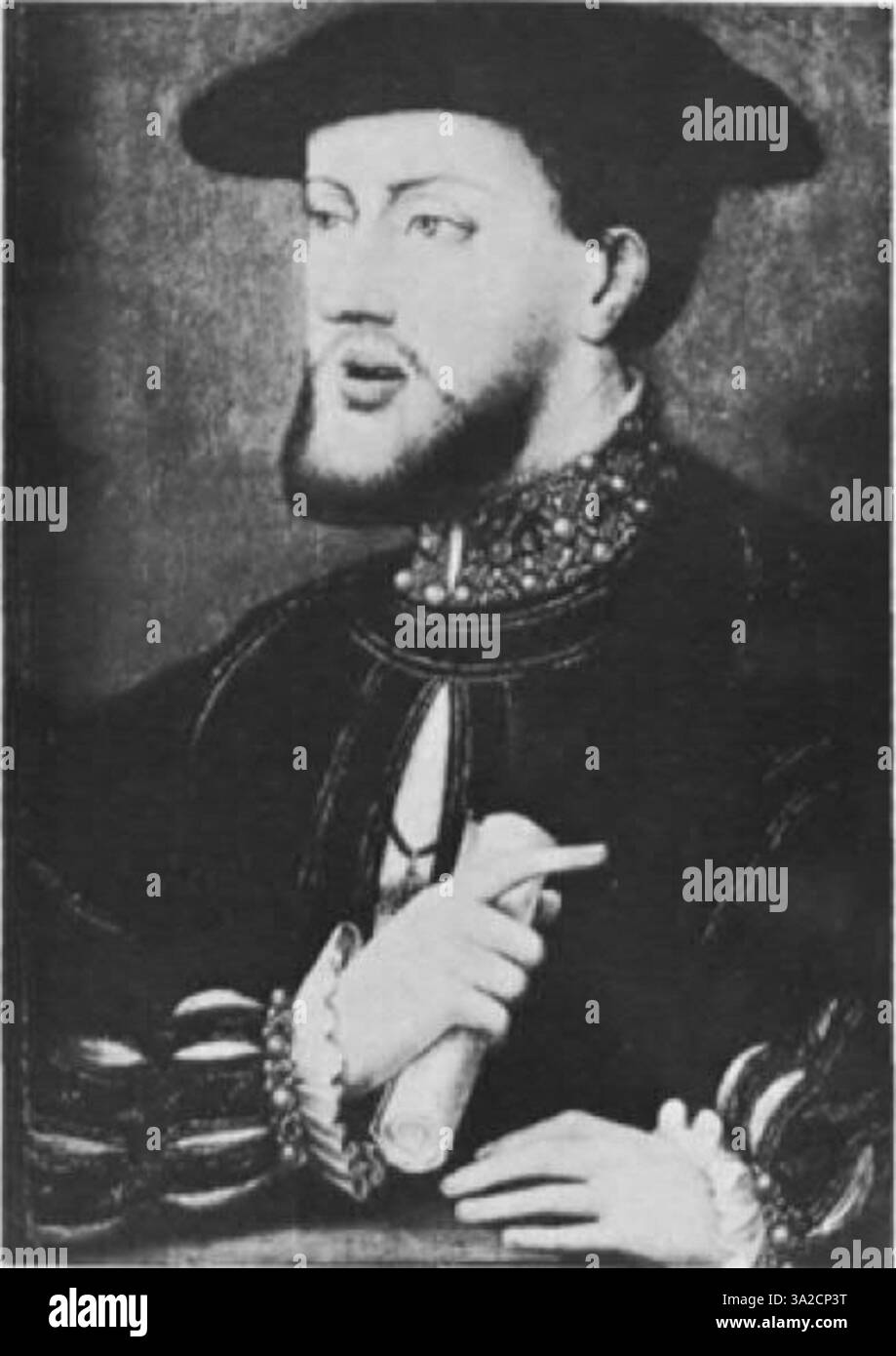 This painting highlights the fusion of detailed human representation ...