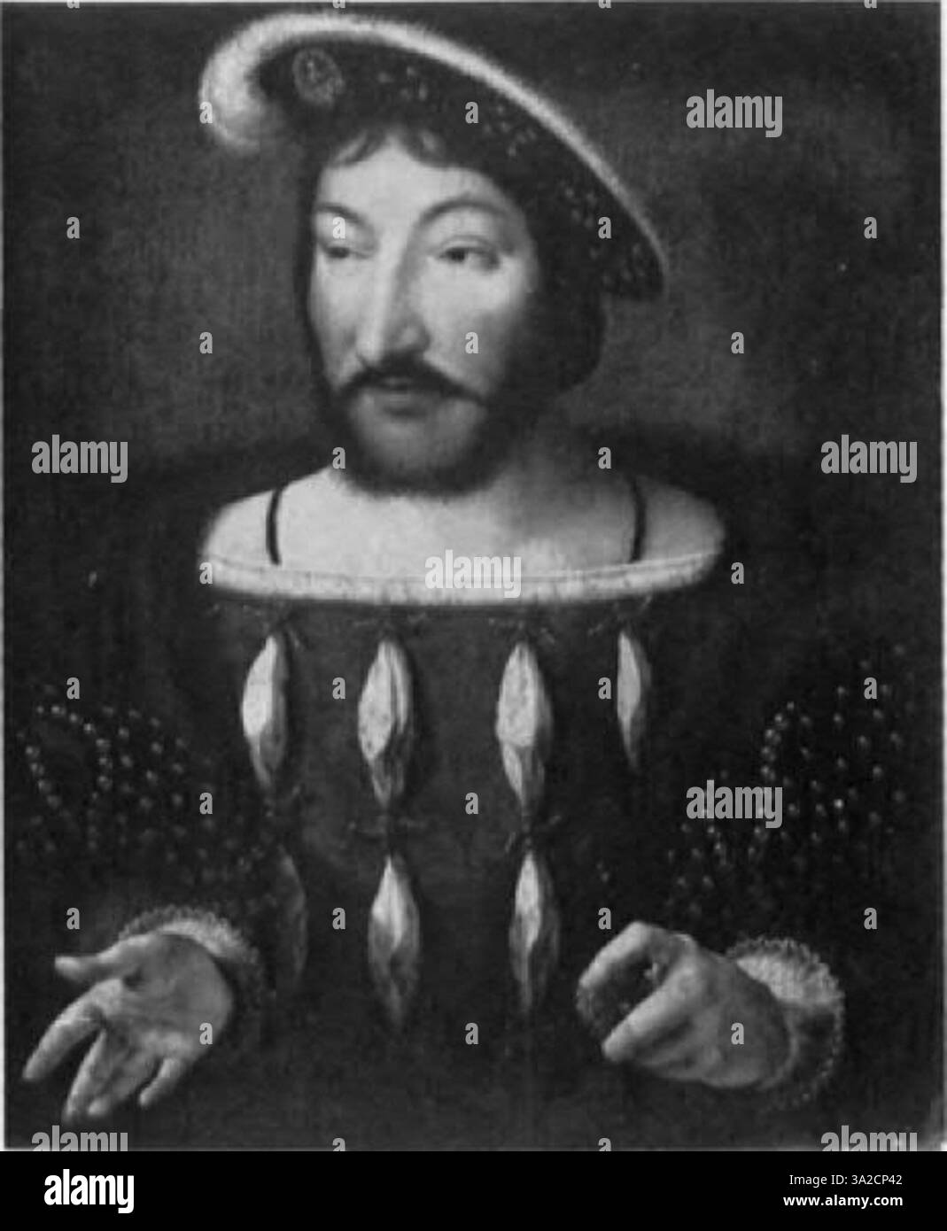 This painting by Joos van Cleve, Jan Provost, and Joachim Patenier displays the characteristic ...