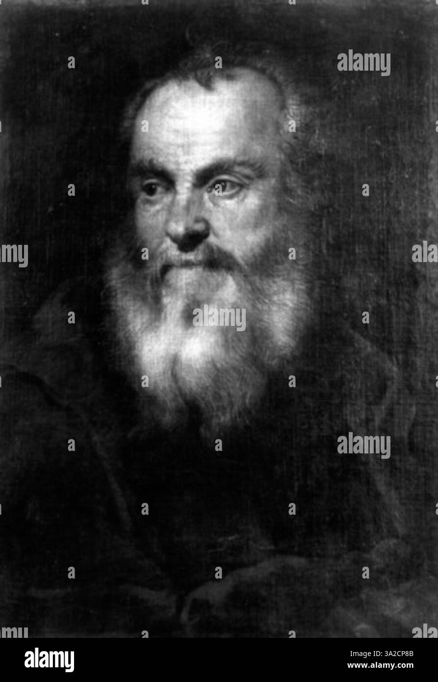 This painting, attributed to Paolo Veronese, depicts St. Paul, executed ...