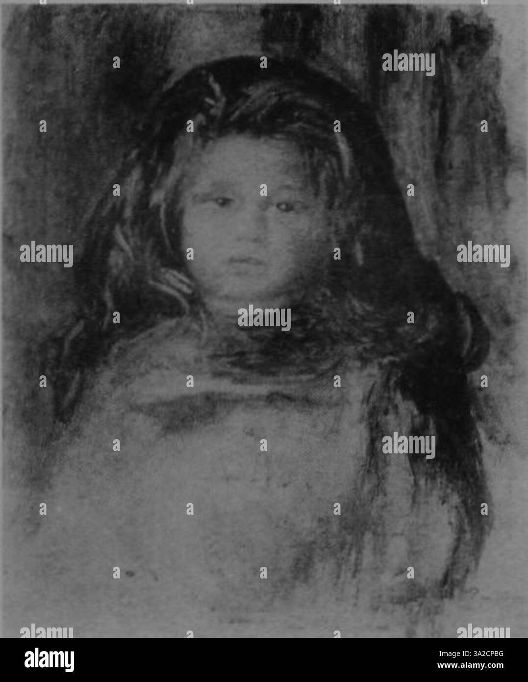 In this artwork, Pierre-Auguste Renoir (1841–1919) depicts figures in ...