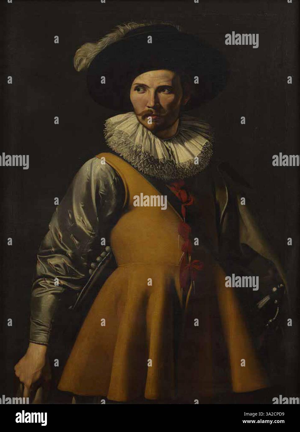 'Armiger' by Gérard Douffet portrays a young man in armor, captured in ...
