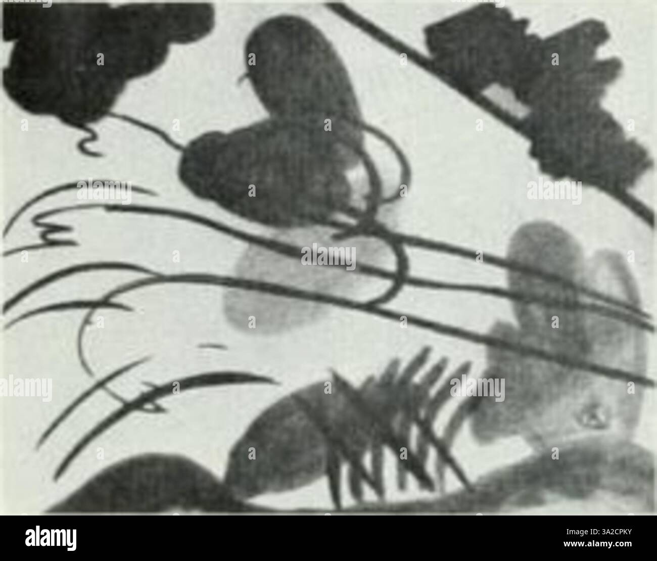 This piece showcases Kandinsky’s use of geometric forms and contrasting ...