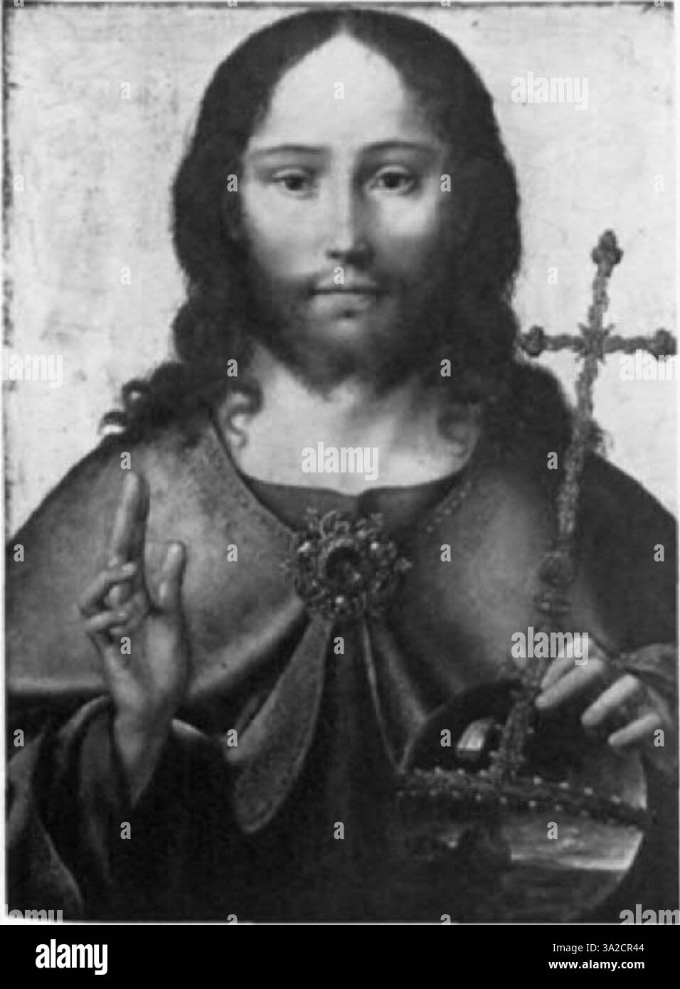 This painting by Joos van Cleve, Jan Provost, and Joachim Patenier is an oil on panel that ...