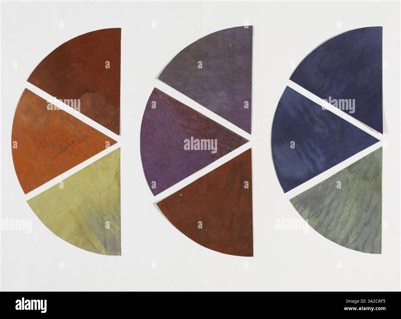 This work focuses on nine elements of the color wheel, demonstrating ...